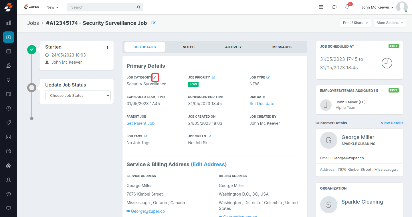 How to create & manage Service Tasks?