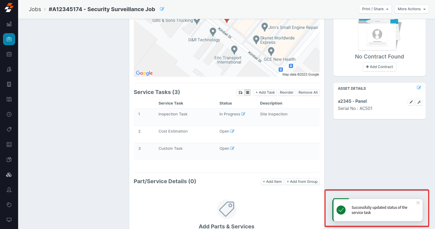 How to create & manage Service Tasks?