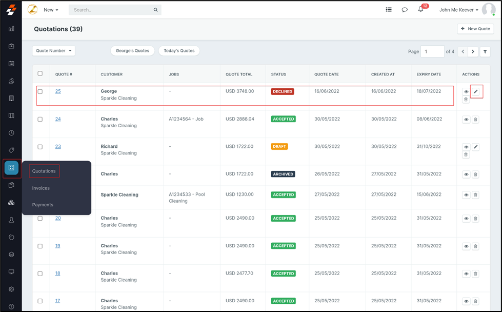 How to Create a Quote?