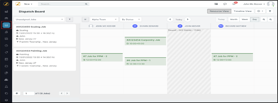 What are all the new Dispatch Board Refinements?