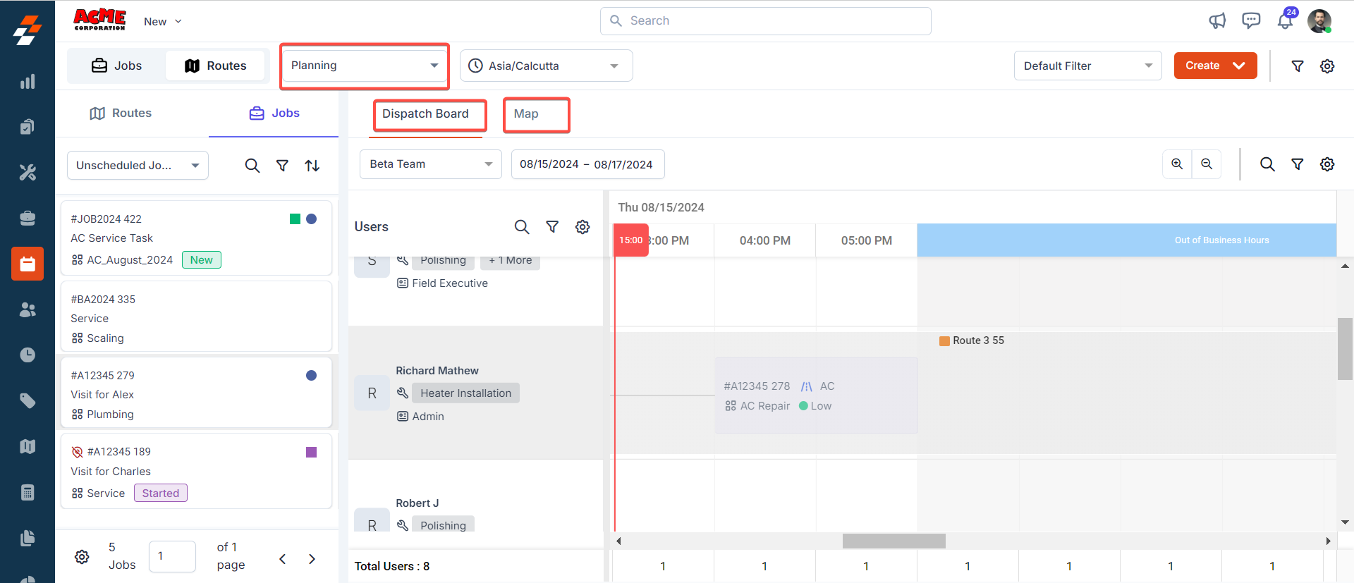 Dispatch board- Deep dive into dispatcher queue