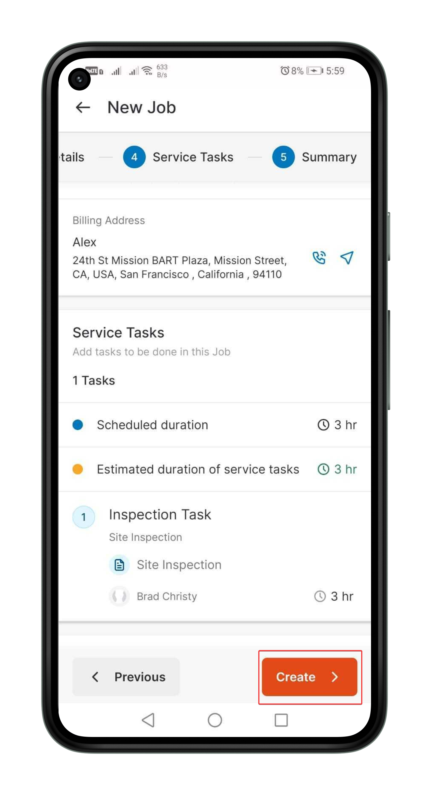 How to create & manage Service Tasks?