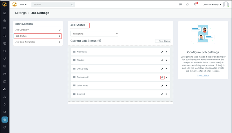 How to preview the job card before getting the customer’s Signature?