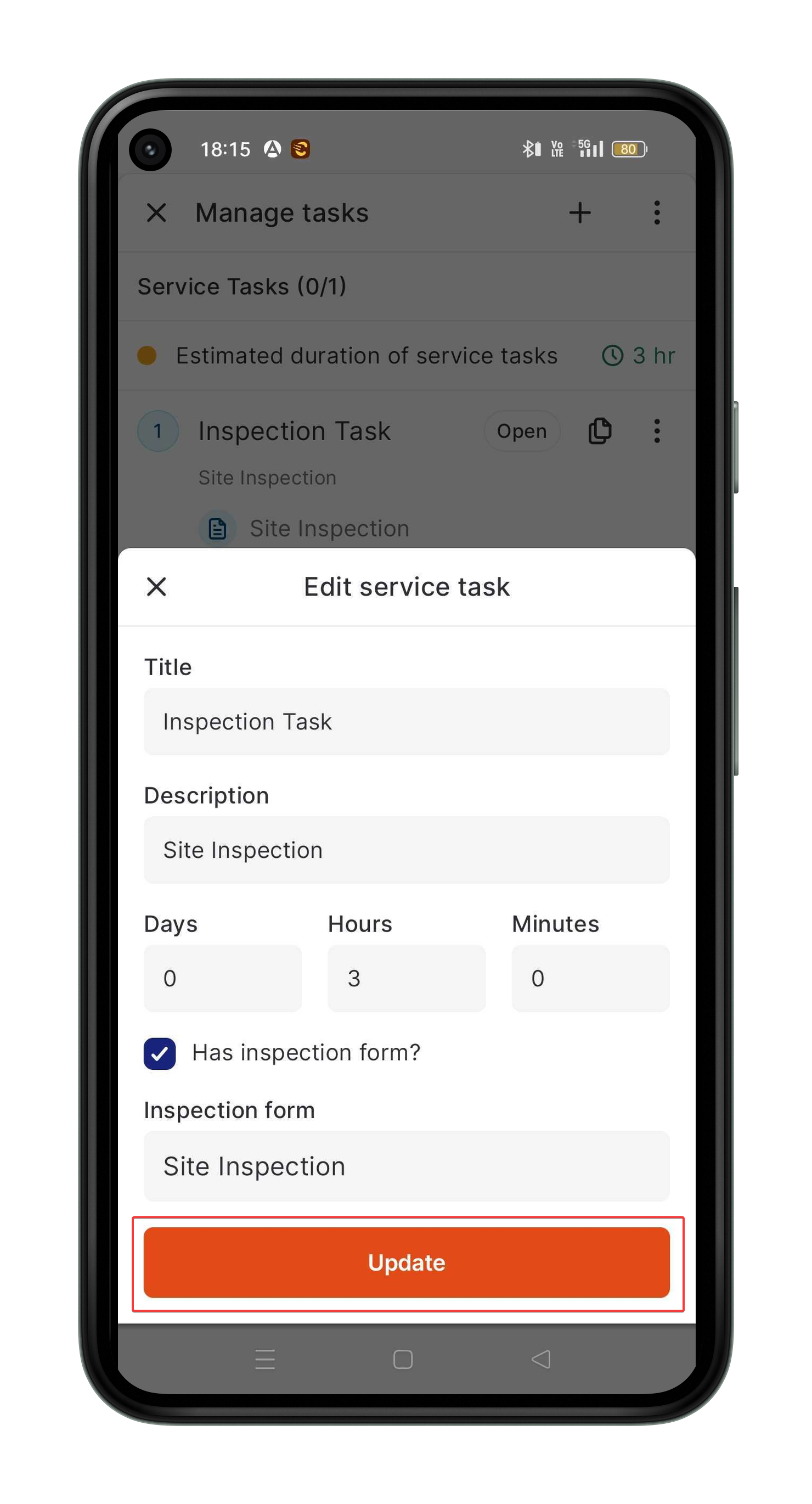 How to create & manage Service Tasks?