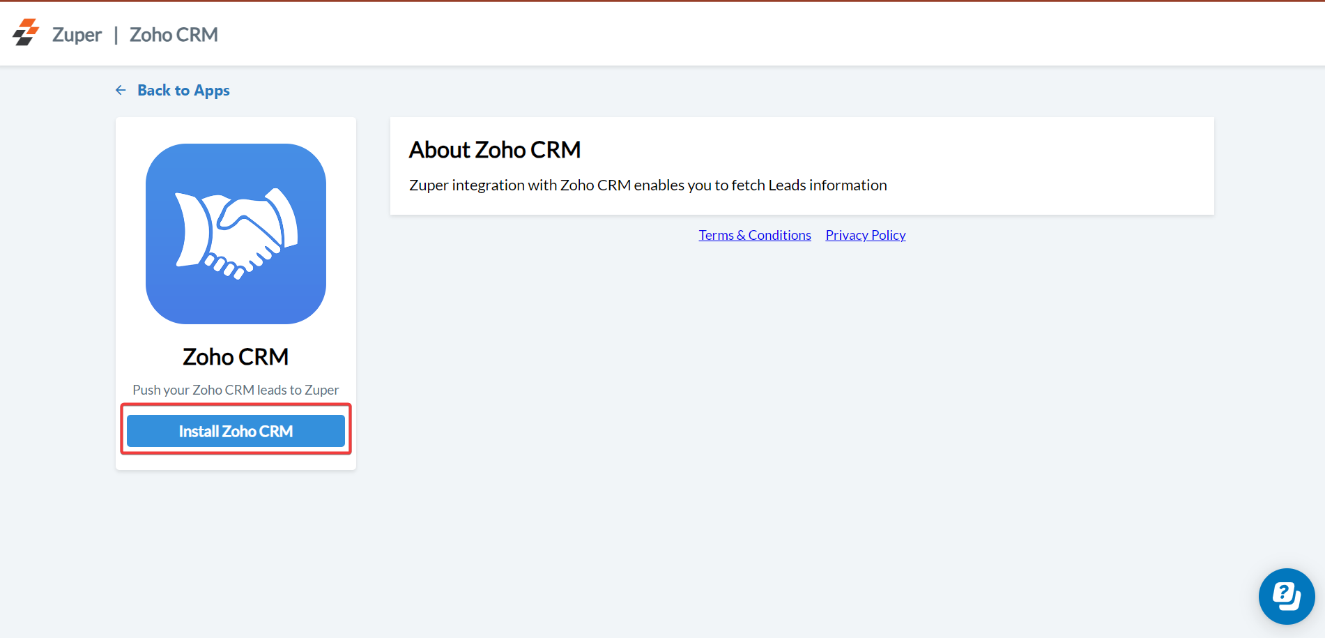 How to integrate and use Zoho CRM with Zuper?