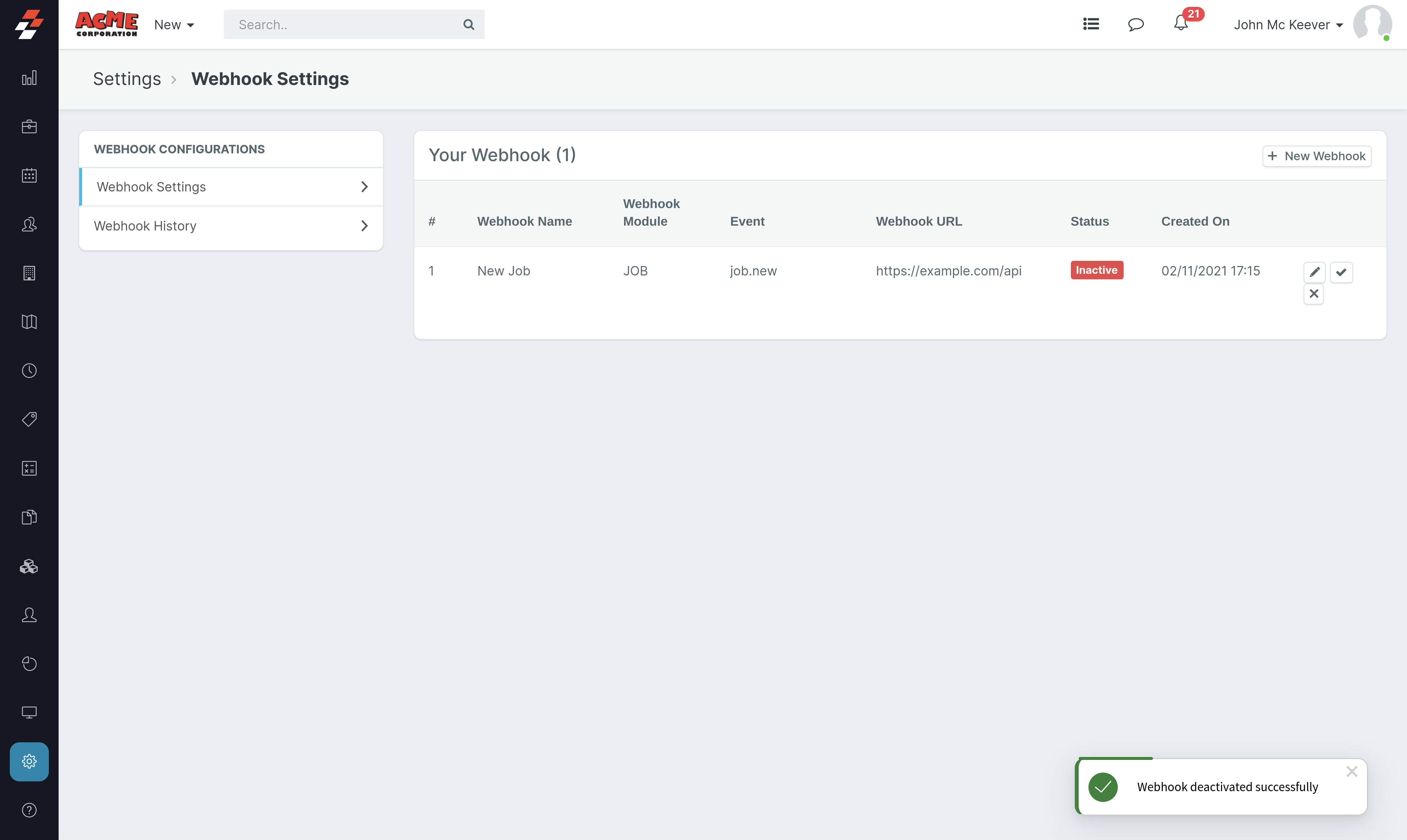How to create & manage Webhooks?
